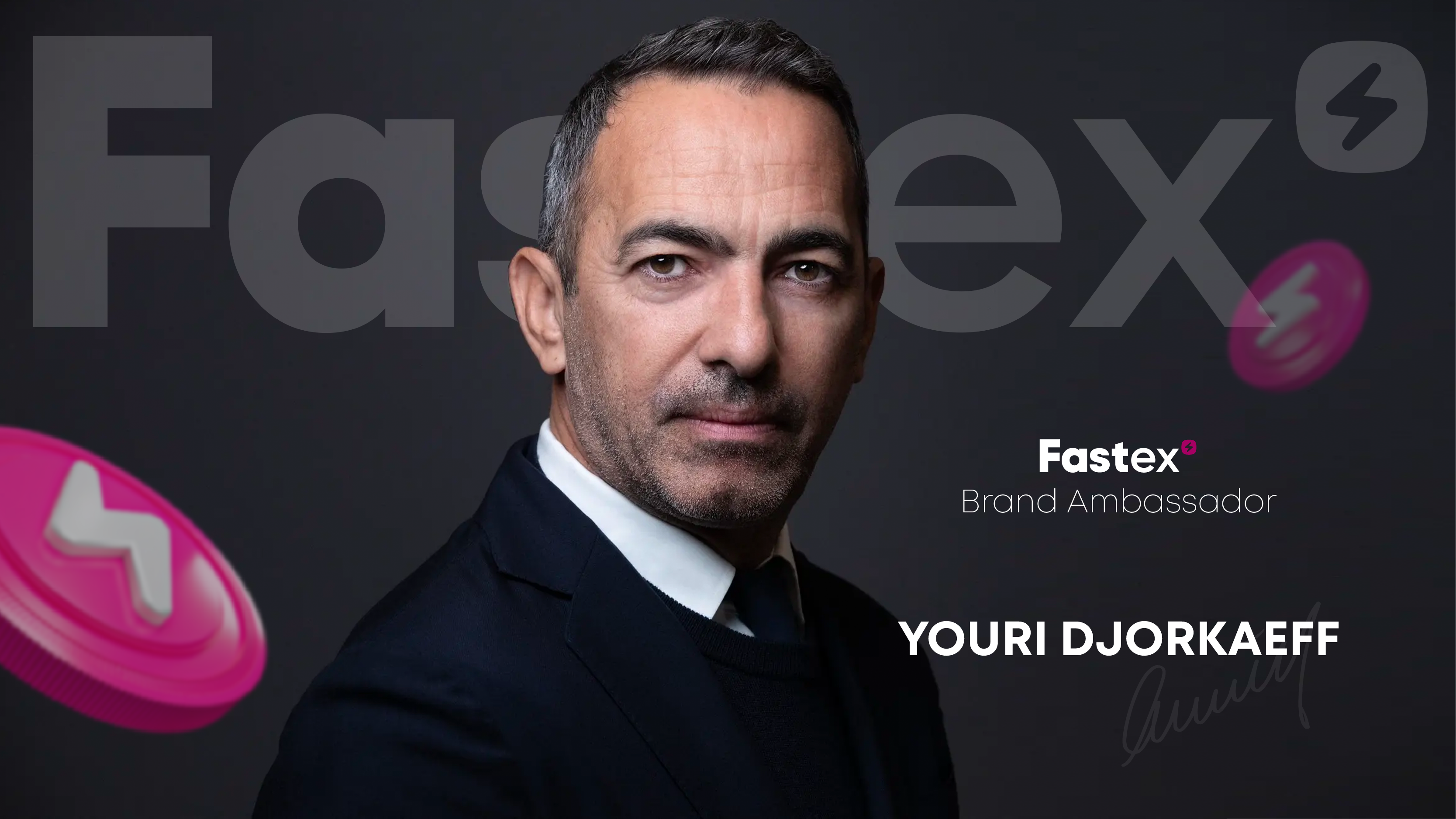 Youri Djorkaeff is the new brand ambassador of Fastex