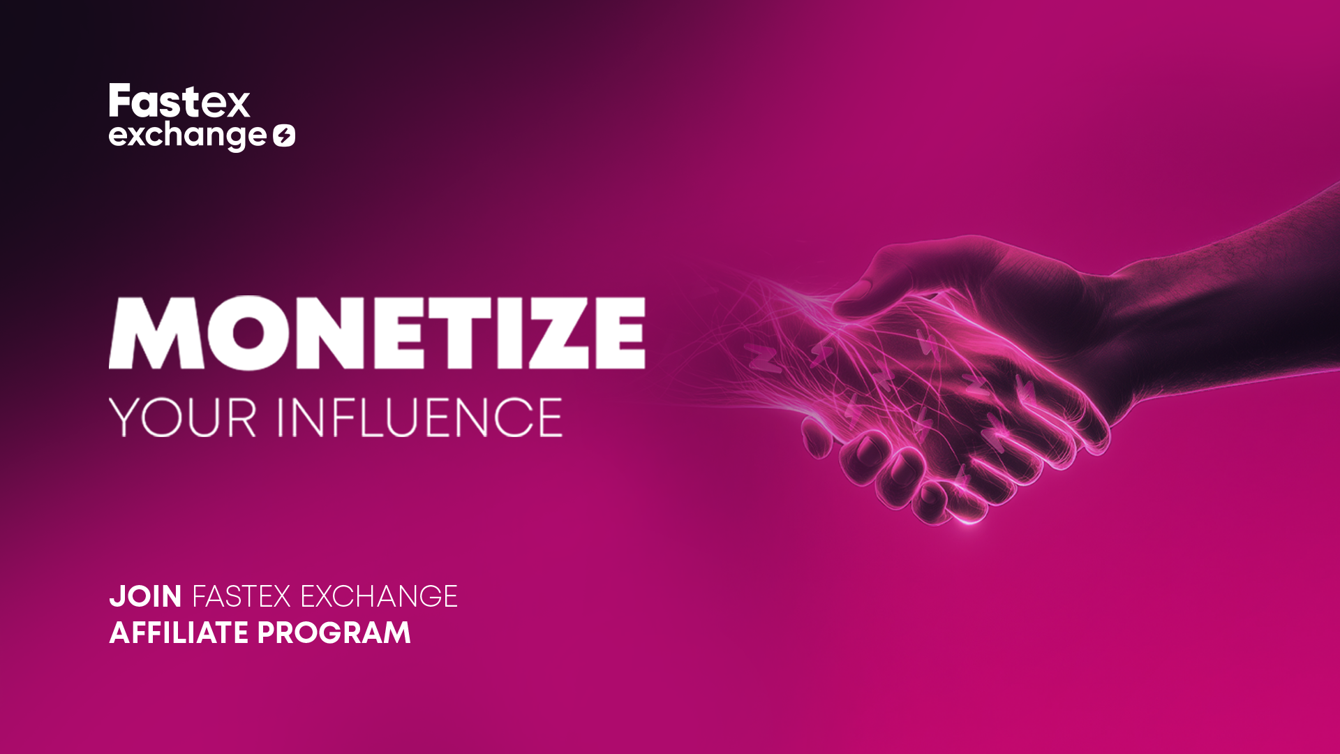 Annonce du programme d'affiliation Fastex Exchange